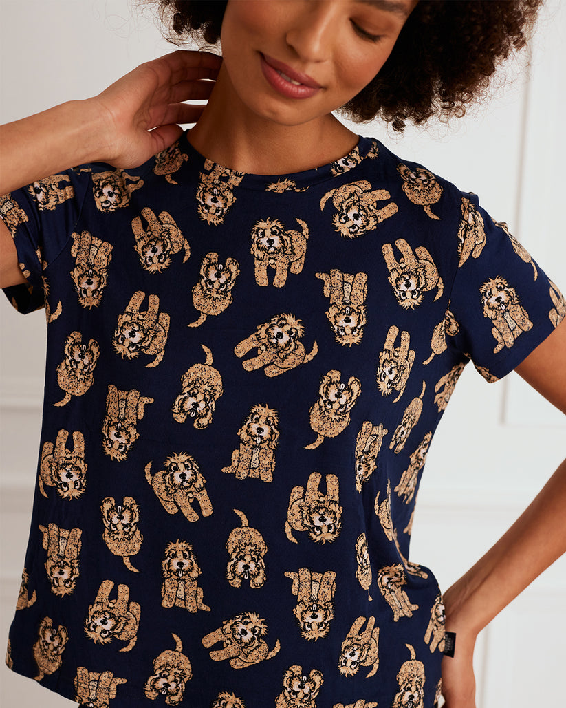 Cockapoo Print Short Pyjama Set – Chelsea Peers